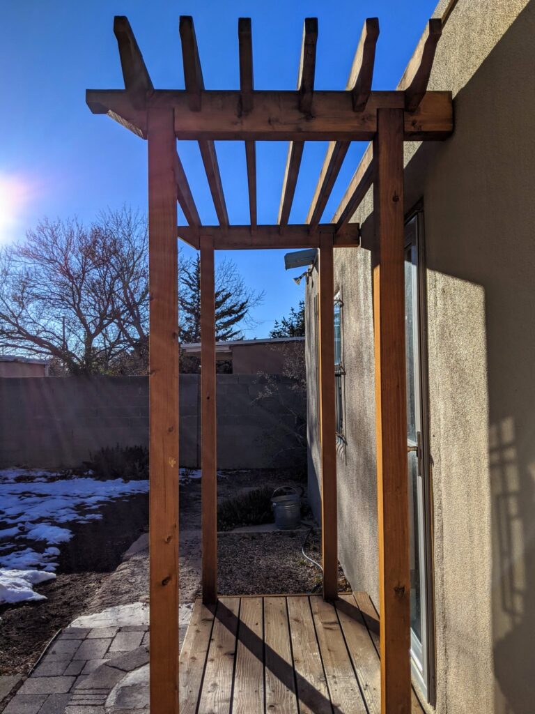 Building a Garden Arbor: A Look at My Structure - The Renaissance ...