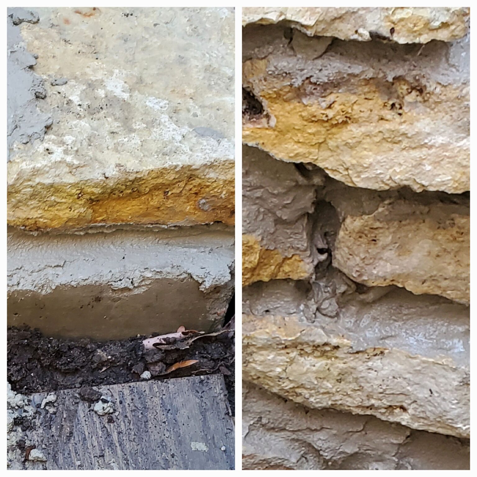 How to Build a Stacked and Mortared Limestone Wall